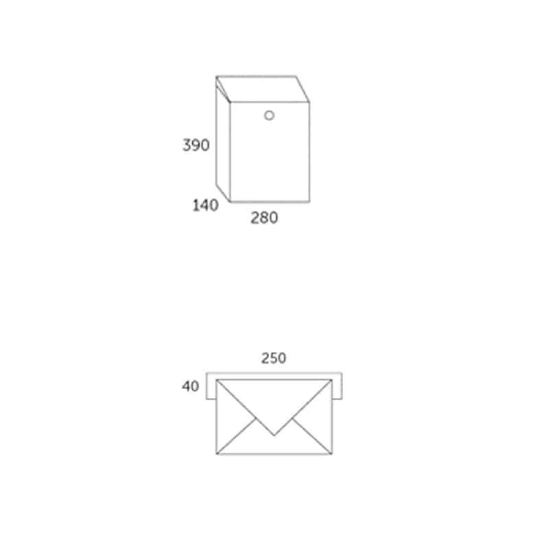 Outdoor Secured Wall Mounted Post Box - Allux 200 – Letterbox4you